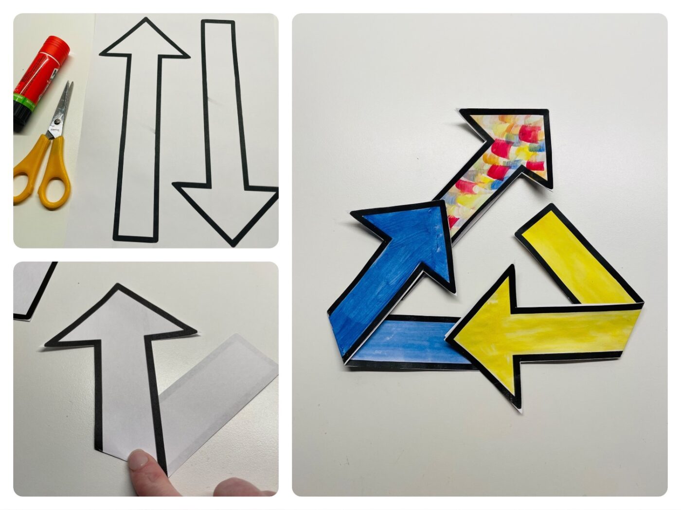 Upcyceln „Logo“ basteln | Schritt-für-Schritt Anleitung für Kinder